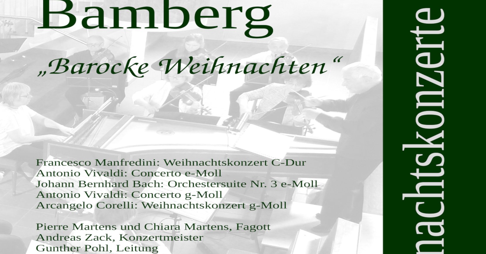 "Barocke Weihnachten" mit dem Collegium Musicum Bamberg